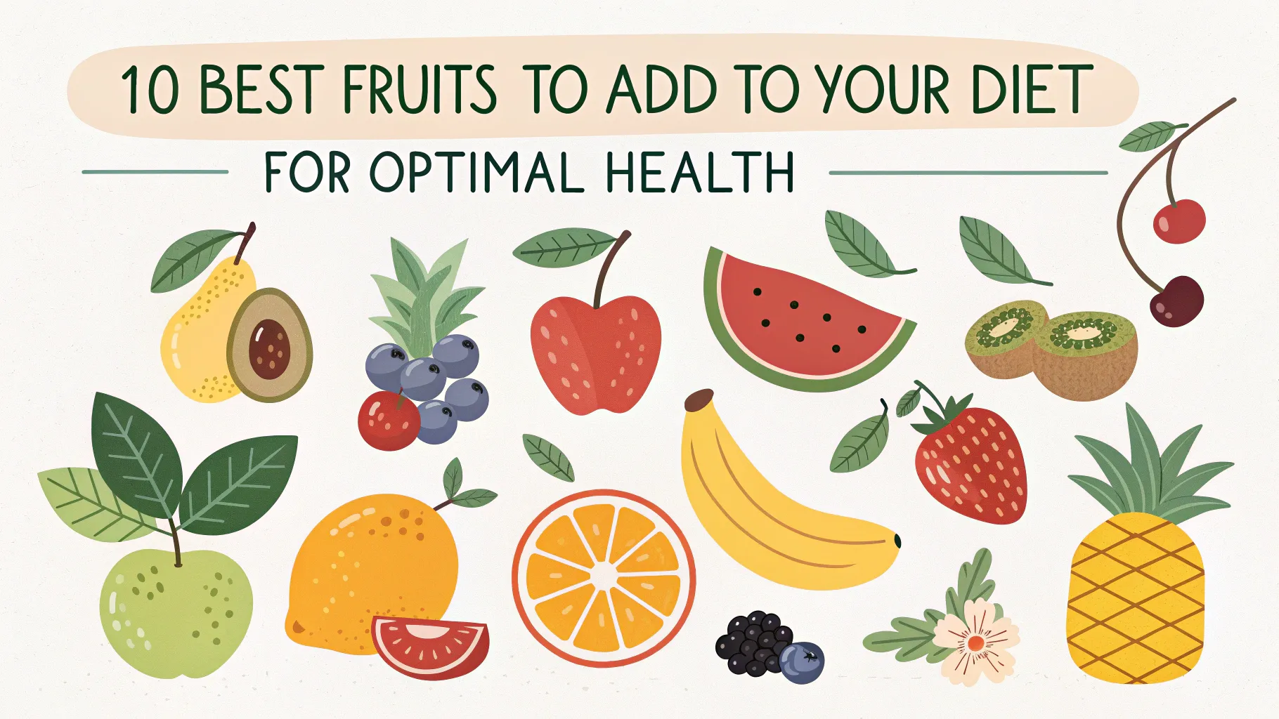 Salud óptima: Las 10 mejores frutas para mejorar tu dieta